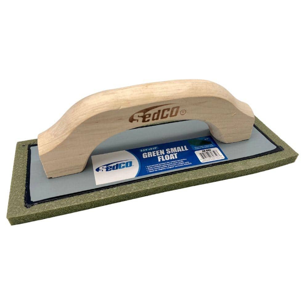 Sedco 9-1/2 in. x 3-3/4 in. Green Rubber Float SD-606 - The Home Depot