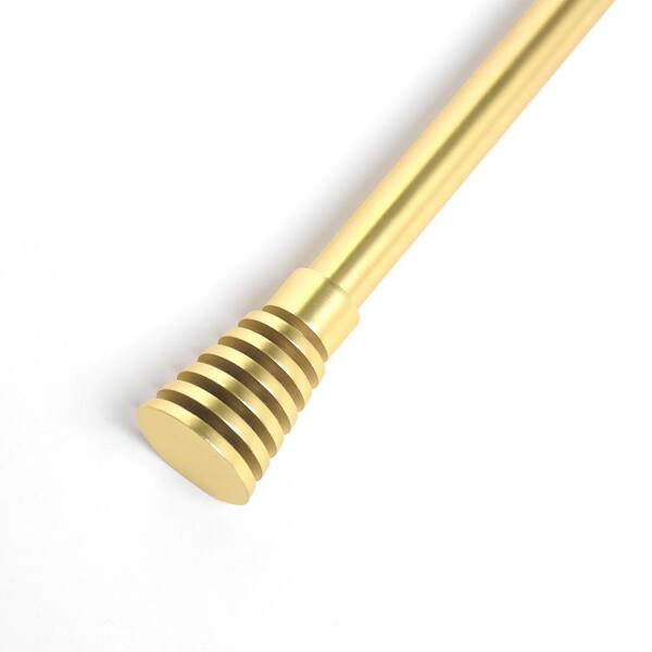 Best Home Fashion 48 in. - 84 in. Telescoping 3/4 in. Single Curtain ...