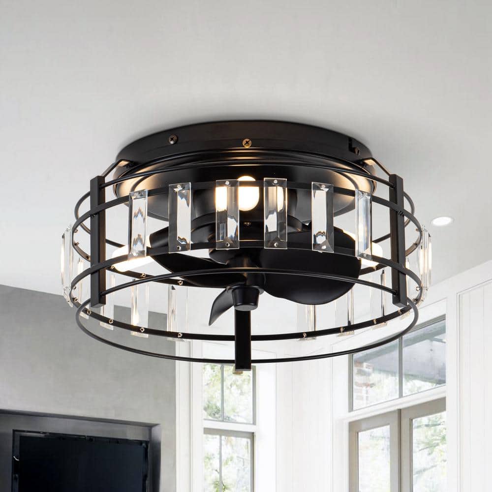 Reviews for matrix decor 12.7 in. Indoor Matte Black Flush Mount ...