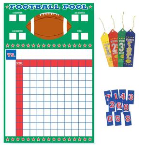 Amscan 27 in. Football Pool Game With Ribbons 279856 - The Home Depot