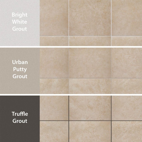 Merola Tile Roma Beige 13 in. x 13 in. Porcelain Floor and Wall Tile ...