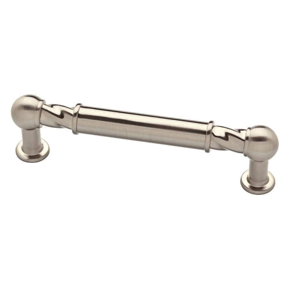 Liberty Sisal 3-3/4 in. (96 mm) Satin Nickel Cabinet Drawer Pull ...