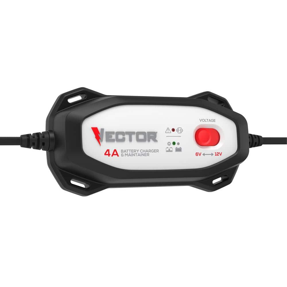 VECTOR 4 Amp Battery Charger/Maintainer VECBC4 - The Home Depot