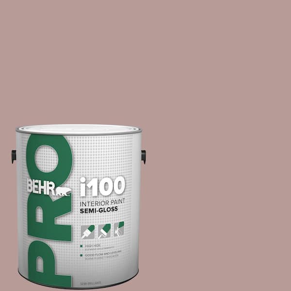 BEHR PRO 1 gal. #710B-4 Quiet Refuge Semi-Gloss Interior Paint PR17001 ...