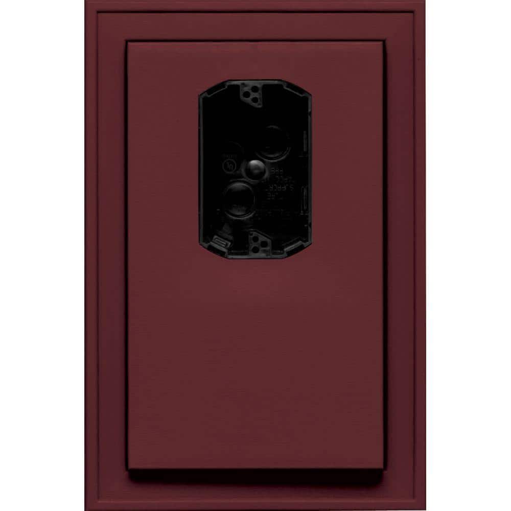 Builders Edge 8.125 in. x 12 in. #078 Wineberry Jumbo Electrical ...