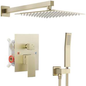 AKLFGN Single Handle 2-Spray Shower Faucet Bathroom Shower Combo Set 2. ...