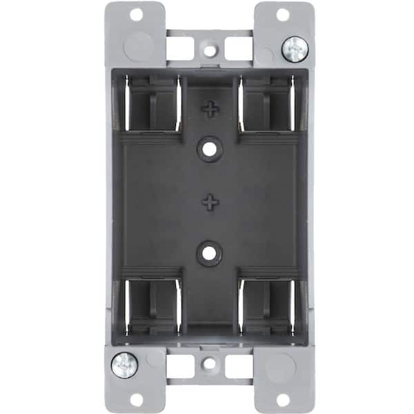 NEWHOUSE ELECTRIC 14 cu. in. 1-Gang PVC Old Work Electrical Outlet Box ...