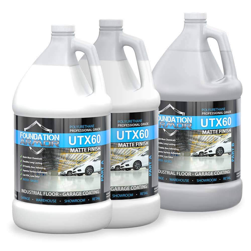 Foundation Armor Armor UTX60-Matte 3 Gal. Clear Matte Water-Based ...