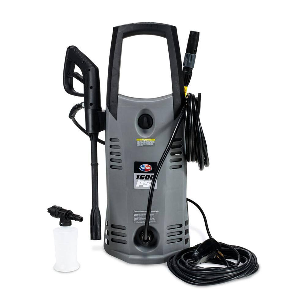 All Power 1600 PSI 1.6 GPM Electric Pressure Washer with Hose Reel for ...