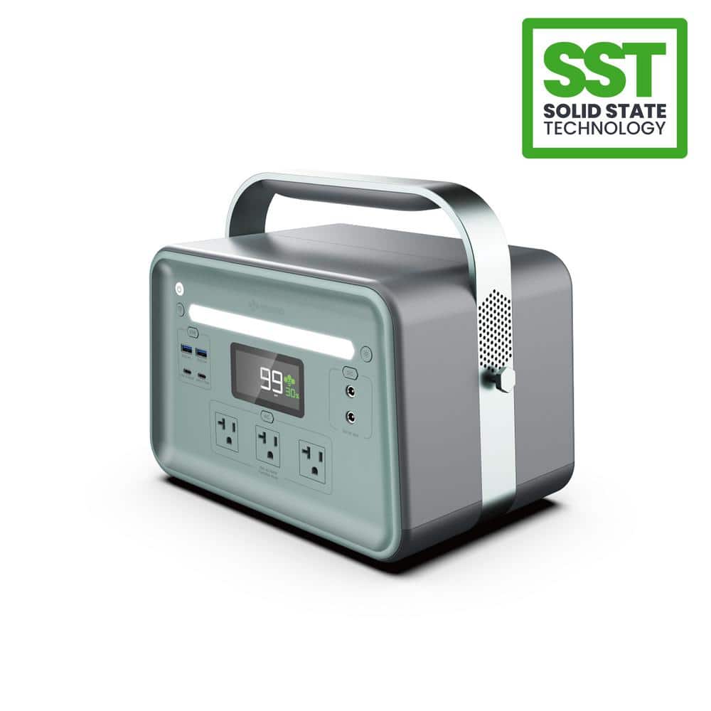 YOSHINO Solid-State Portable Power Station, 660W /920W Peak, Push ...