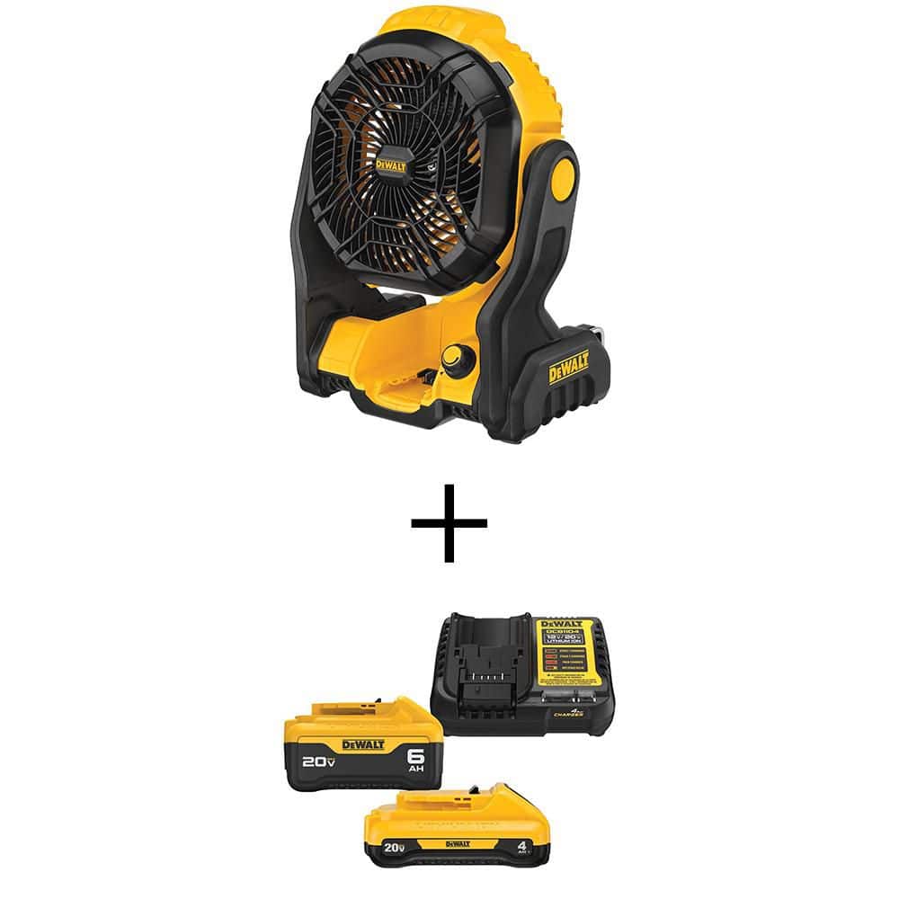 Have a question about DEWALT 20V MAX Lithium-Ion Jobsite Fan with 20V ... Have a question about DEWALT 20V MAX Lithium-Ion Jobsite Fan with 20V ...