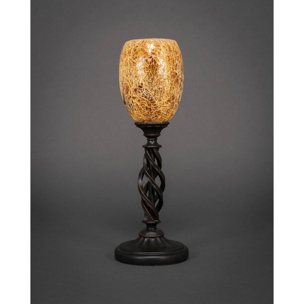 Lighting Theory Olympia 16.5 in. Dark Granite Rechargeable Integrated ...