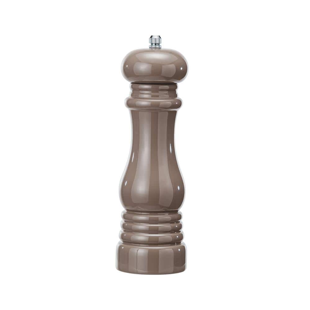 Storied Home Gray Rubberwood Elegance Pepper Mill DF9807 - The Home Depot