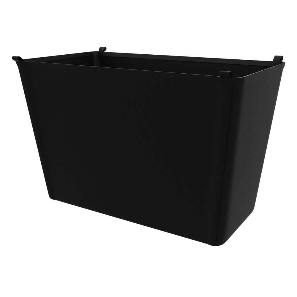 Rev-A-Shelf 18 in. H x 24 in. W Black Steel 1-Drawer Wide Mesh Wire ...