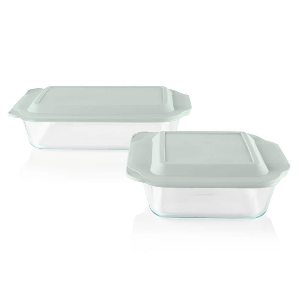 Pyrex 4-Piece Glass Baker Set 1135016 - The Home Depot