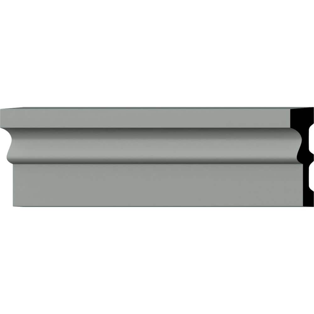 Ekena Millwork SAMPLE - 1-1/8 in. x 12 in. x 4-3/4 in. Urethane Diane ...