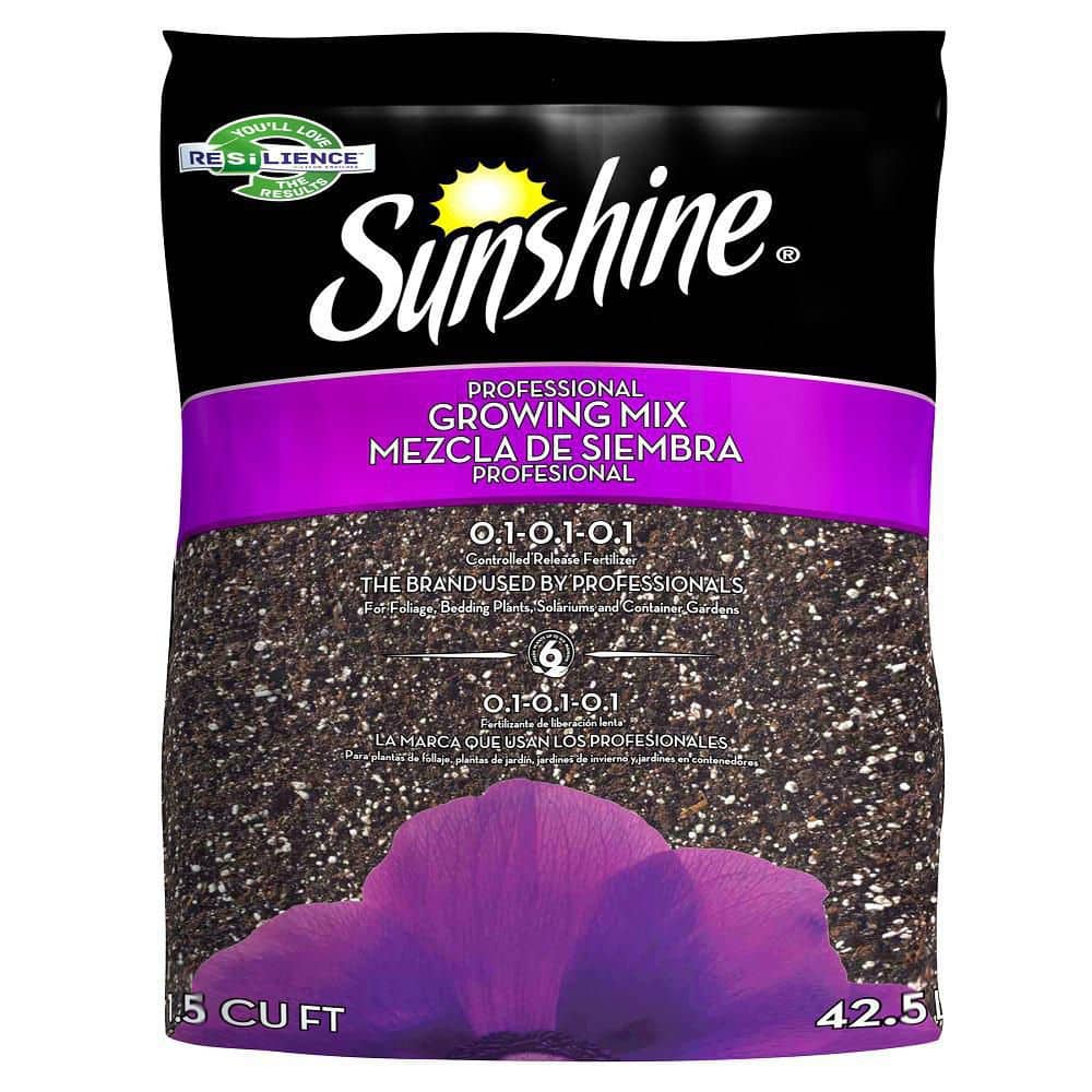 SunShine 1.5 cu. ft. Professional Soil Growing Mix 108.CFL001.5P - The ...