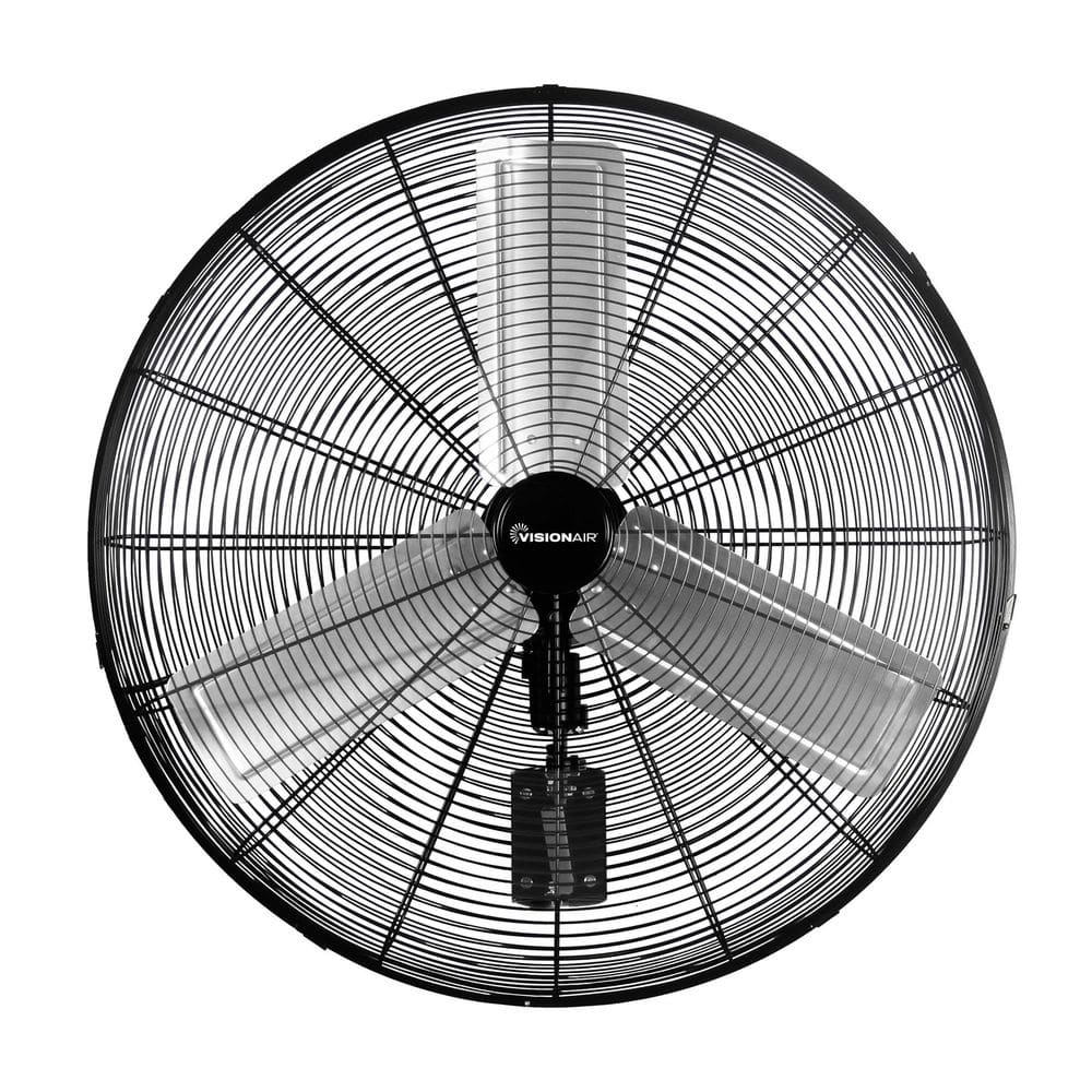 VISIONAIR 30 in. Oscillating High Velocity Wall Mount Fan, Black ...