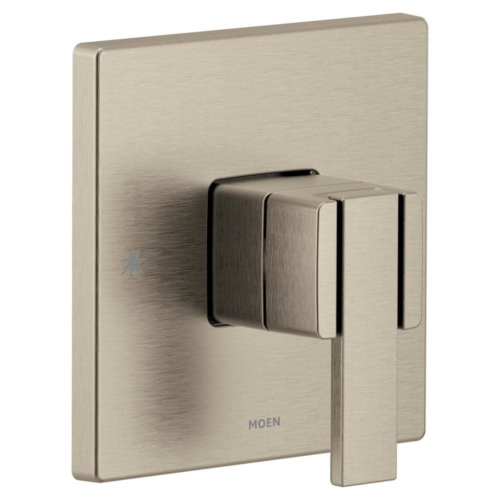 MOEN 90° M-CORE 3-Series 1-Handle Valve Trim Kit in Brushed Nickel ...