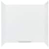 MUSTEE Durawall 30 in. x 60 in. x 58 in. 3-Piece Easy Up Adhesive ...