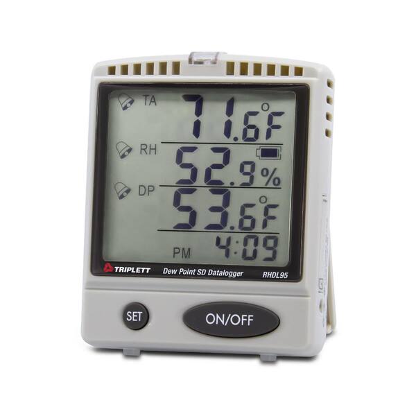 TRIPLETT Humidity/Temperature/Dew Point SD Datalogger RHDL95 - The Home Depot