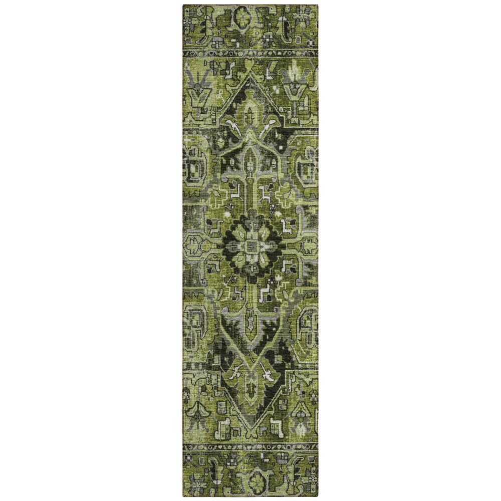 Addison Rugs Chantille ACN570 Olive 2 ft. 3 in. x 7 ft. 6 in. Machine ...