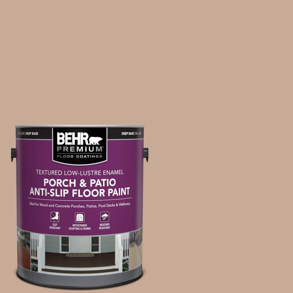 BEHR PREMIUM 1 gal. #S220-3 Sanderling Textured Low-Lustre Enamel ...