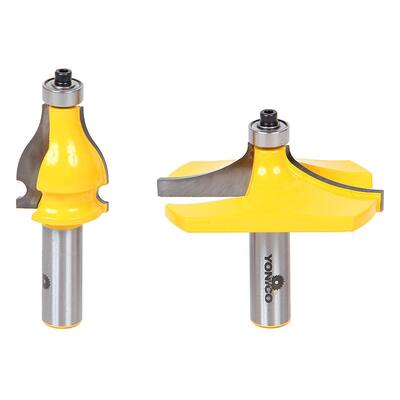 Yonico Architectural Molding 1/2 in. Shank Carbide Tipped Router Bit ...
