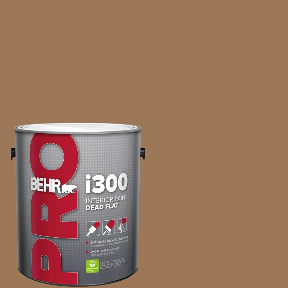 BEHR PRO 1 gal. #PPU4-02 Coco Rum Dead Flat Interior Paint PR31301 ...