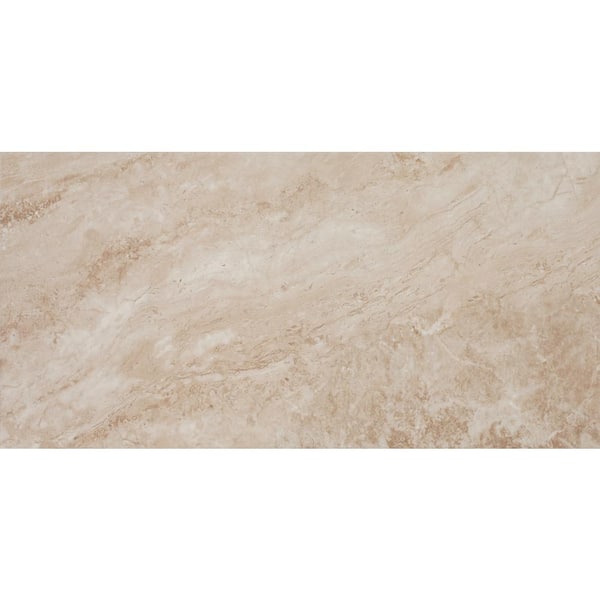 Daltile Severino Aria Sand Matte 12 in. x 24 in. Glazed Ceramic Floor ...