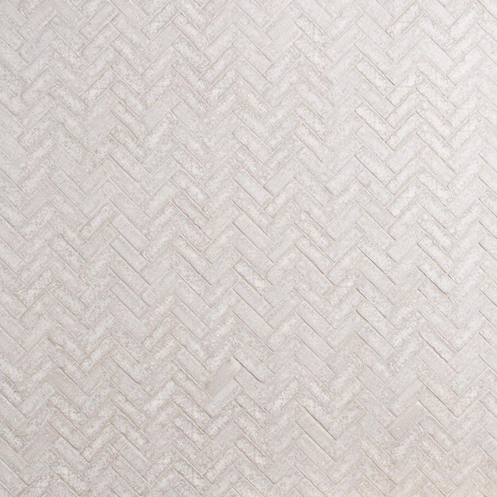 Ivy Hill Tile Creston Chalk White 12.72 in. x 13.53 in. Herringbone ...