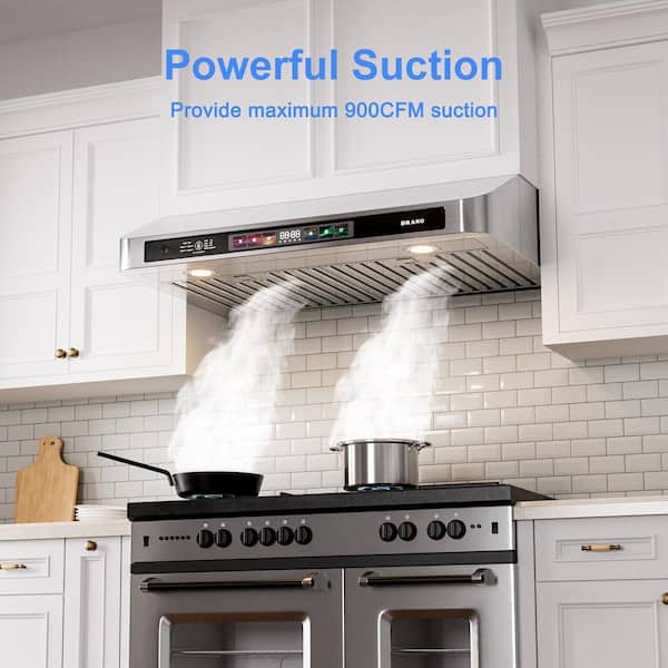 Over the stove exhaust fan with light store