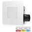 ReVent 110 CFM Easy Installation Bathroom Exhaust Fan with LED Lighting ...