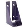 DeckLok Black Powder Coated Steel Bracket with Screws for Fence Section ...