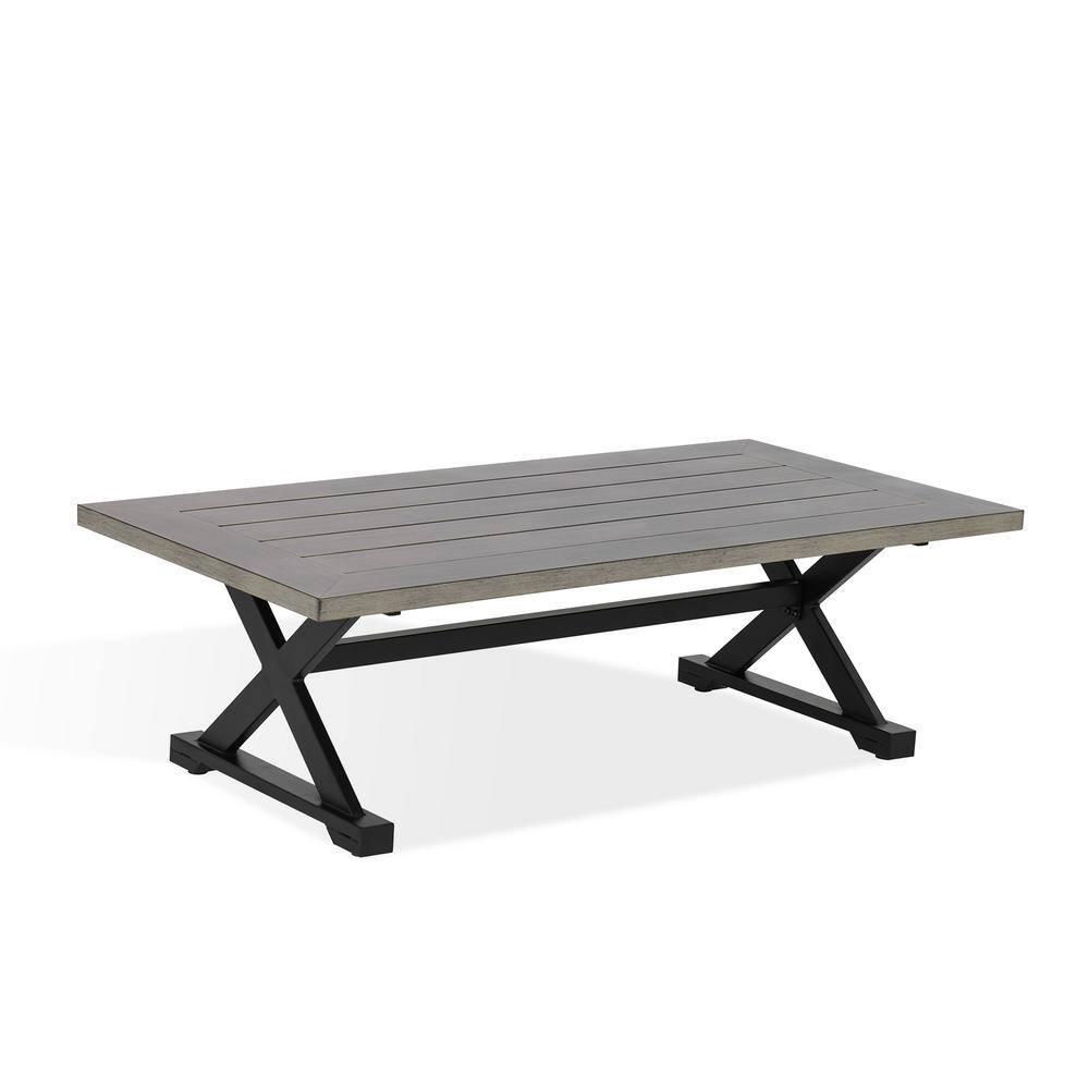 ULAX FURNITURE Marindo Rectangular Aluminum Outdoor Coffee Table HD ...