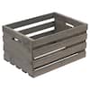 Crates & Pallet 18 in. x 12.5 in. x 9.5 in. Large Crate in Weathered ...