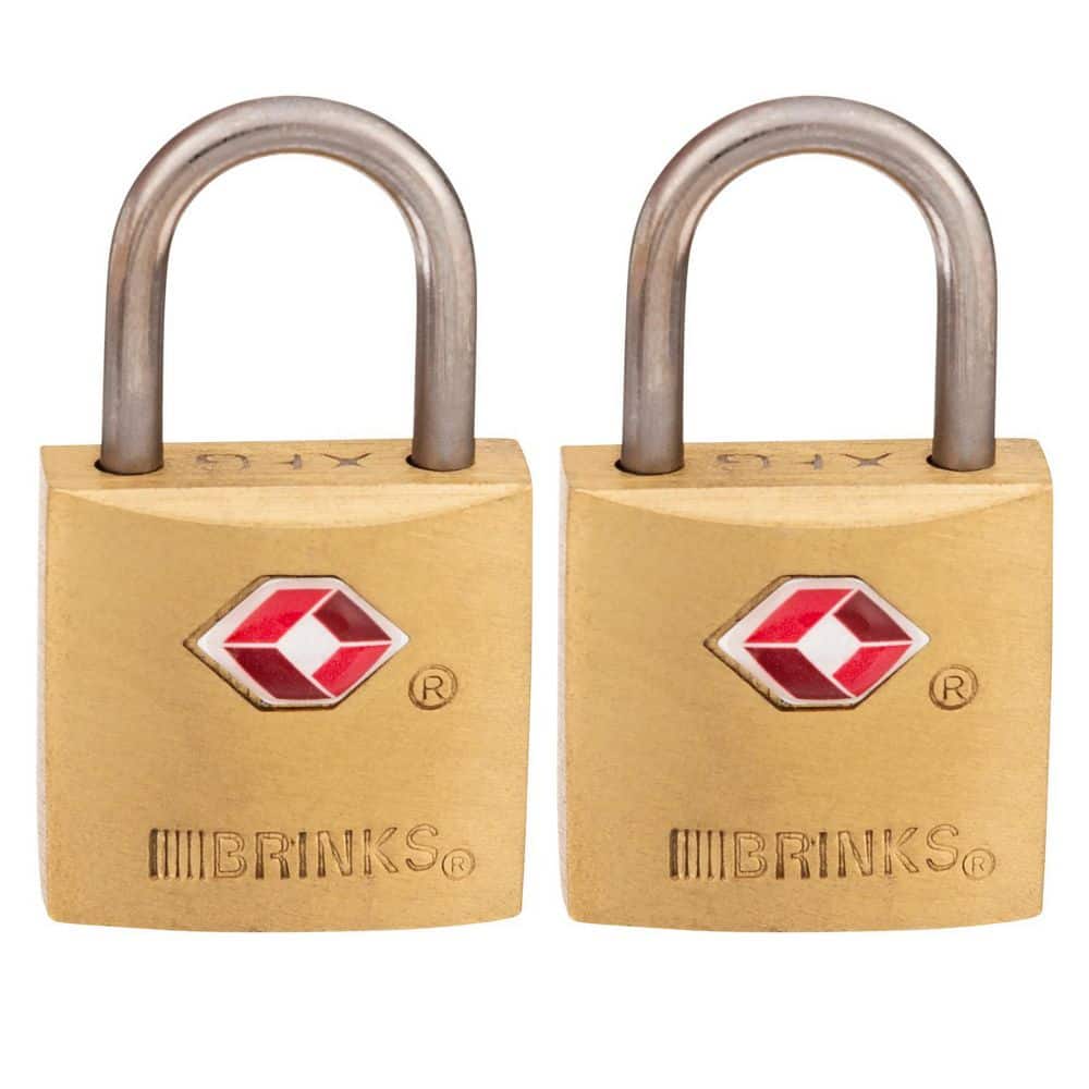 Brinks 7/8 in. (22 mm) Brass Keyed Lock (2-Pack) 171-20271 - The Home Depot