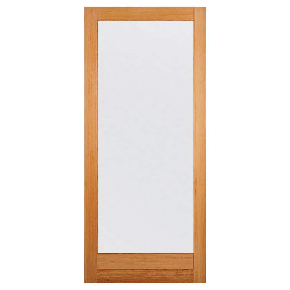 Builders Choice 36 in. x 80 in. Universal Full Lite Satin Glass ...