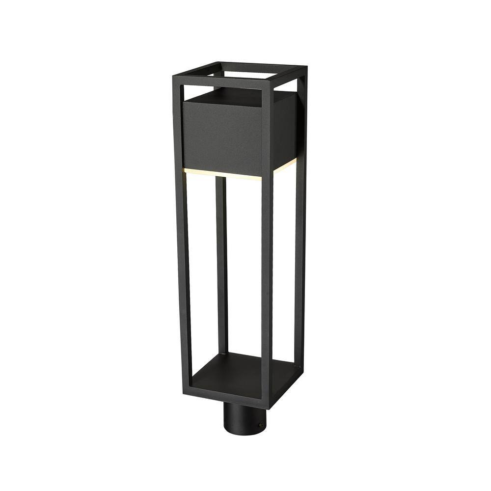 Filament Design Barwick 1-Light 27 Inch Black Aluminum Hardwired ...
