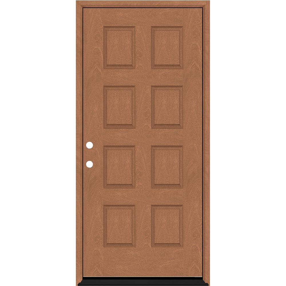 Steves & Sons Regency 36 in. x 80 in. 8-Panel RHIS Autumn Wheat Stain ...