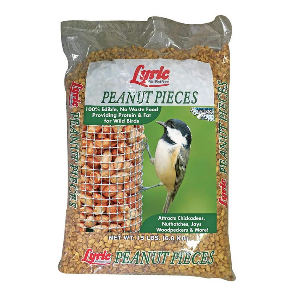 Lyric 15 lbs. Peanut Pieces Wild Bird Food 2647452 - The Home Depot