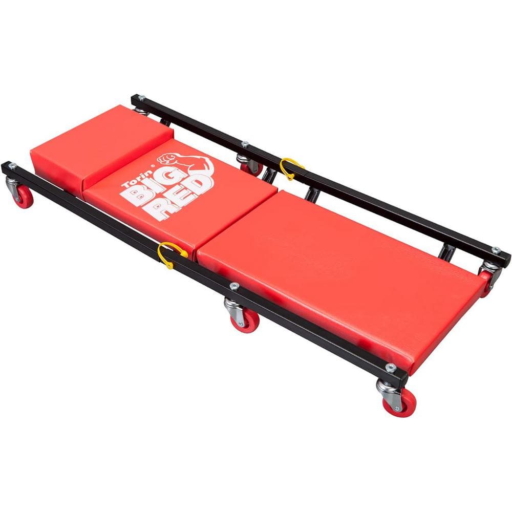 Big Red 250 lbs. 36 in. Detachable Rolling Mechanic Creeper AR7565B ...