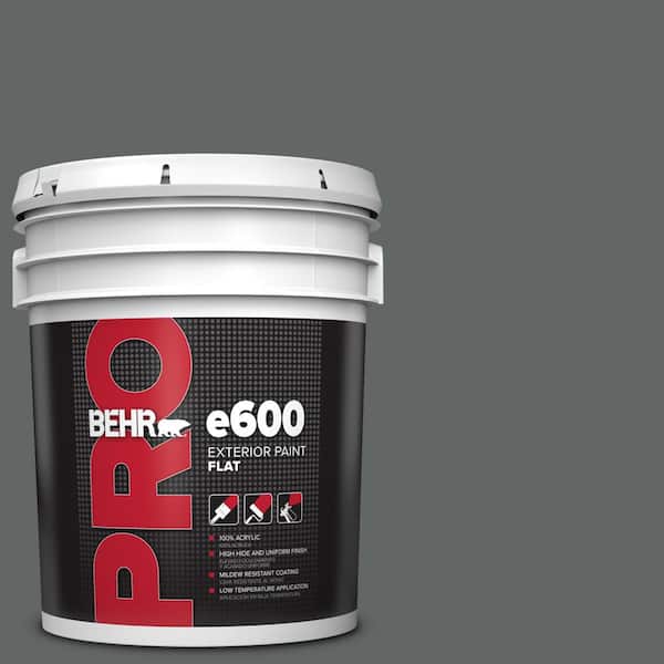 BEHR PRO 5 gal. #HDC-MD-28 Cordite Flat Exterior Paint PR61305 - The ...