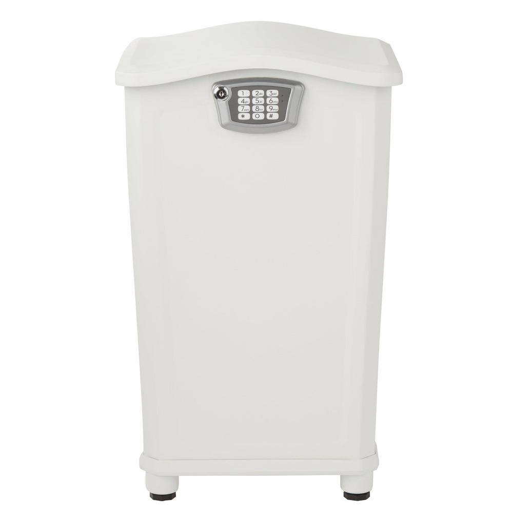 Architectural Mailboxes Elephantrunk II Locking Parcel Drop in White ...