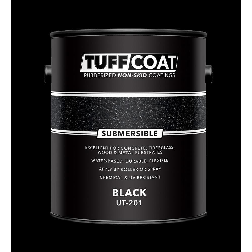 TUFF COAT UT-201 1-Gl Black Interior/Exterior, Concrete/Wood/Fiberglass ...