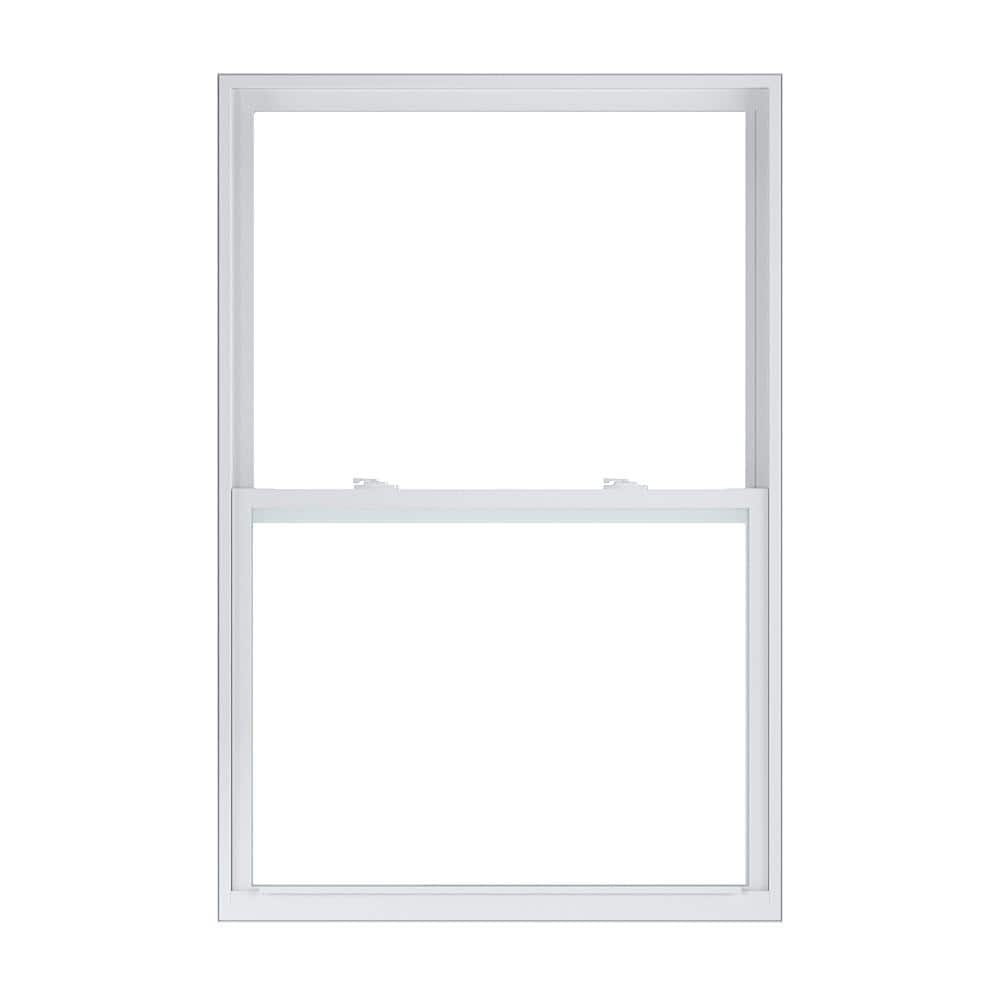 American Craftsman 36 in. x 54 in. 50 Series White Single Hung Low-E ...