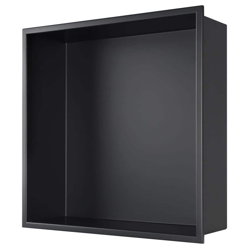 BWE 12 in. W x 12 in. H x 4 in. D 18-Gauge Stainless Steel Bathroom ...