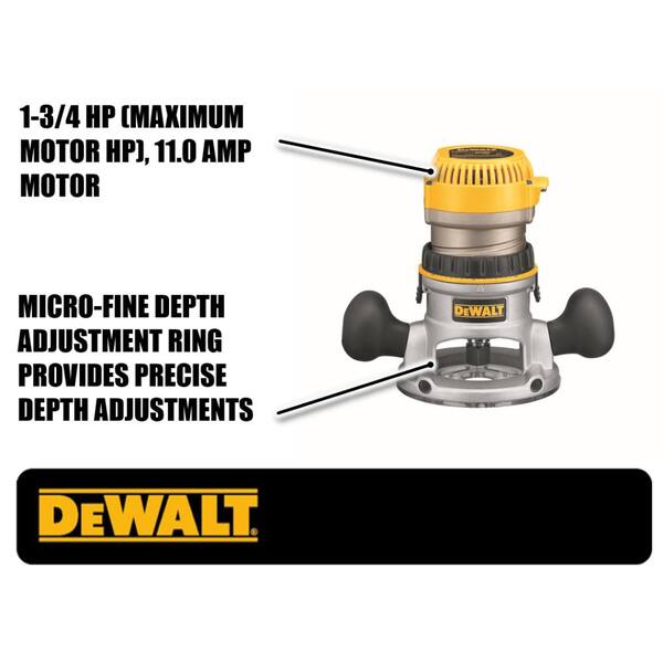 Router Accessories Base DEWALT DW6184 Fixed Base Router | Precision ...