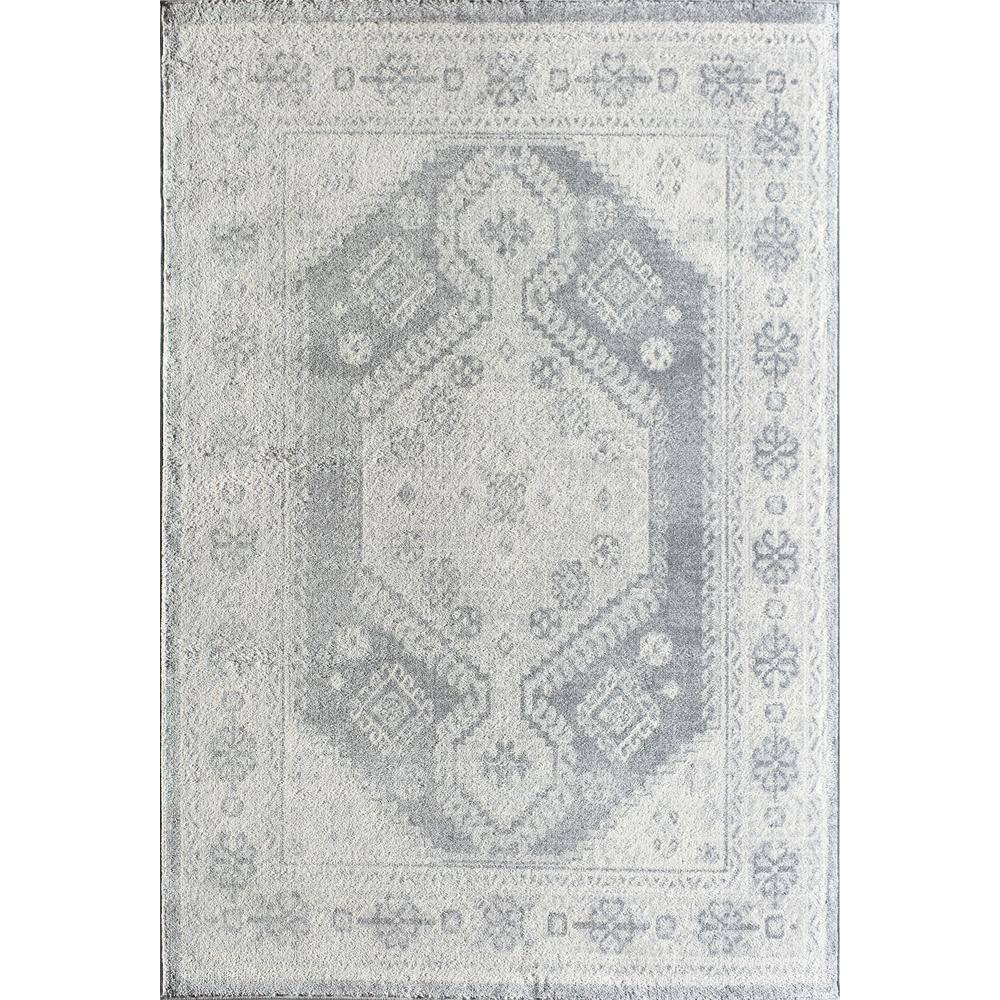 Rugs America Gabriel Light Grey 2'6"x4' Transitional Gray Area Rug ...