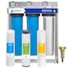Express Water 3 Stage Whole House Water Filtration System - SED, GAC ...